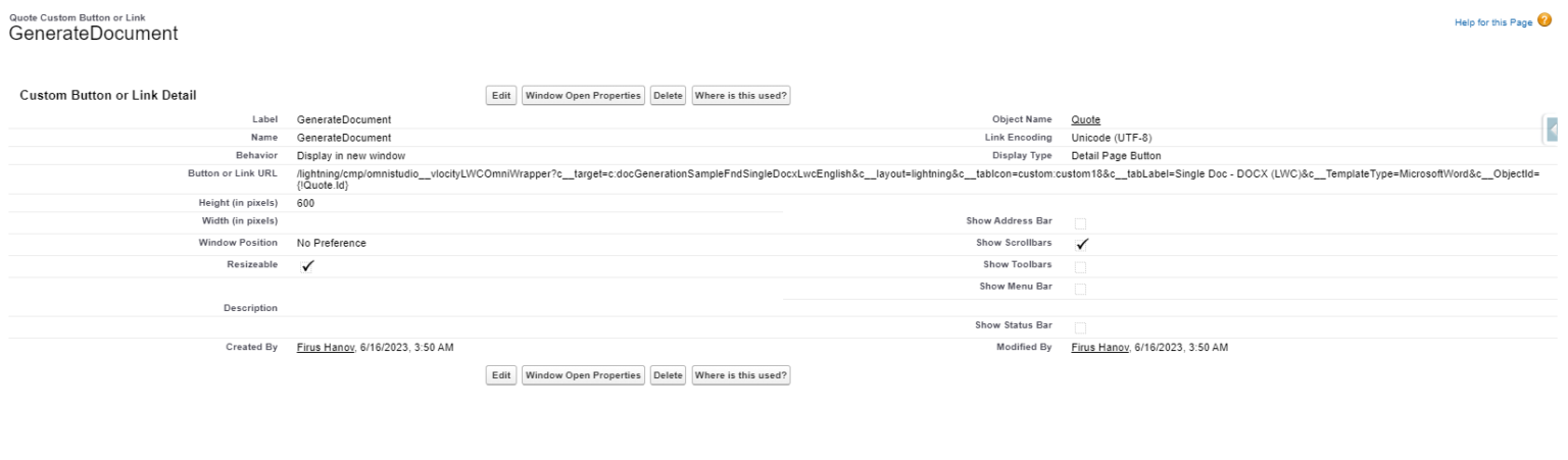 Generate Document Using Document Template Designer Hanovconsulting Blog